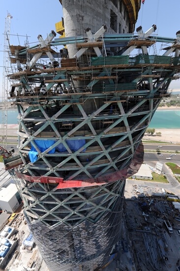 Capital Gate, Abu Dhabi | cimentaciones profundas